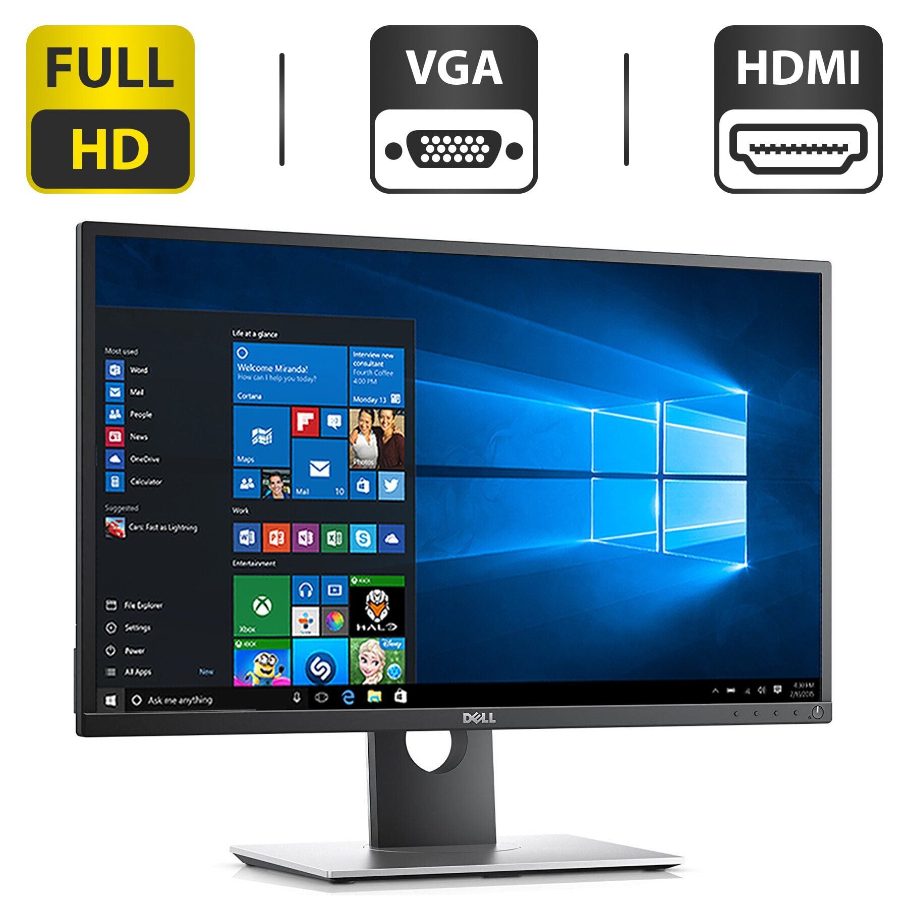 Купити монітор Dell P2217H / 22" (1920x1080) IPS / 2x USB 2.0, 2x USB 3 ...