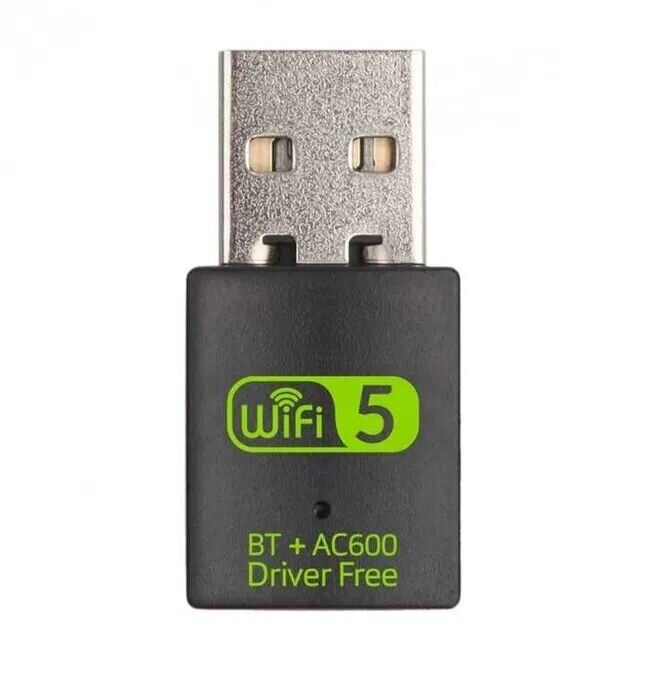 WIFI (2.4/5 GHz) + BLUETOOTH (v.5.0) USB-адаптер (двохдіапазонний; 802. ...