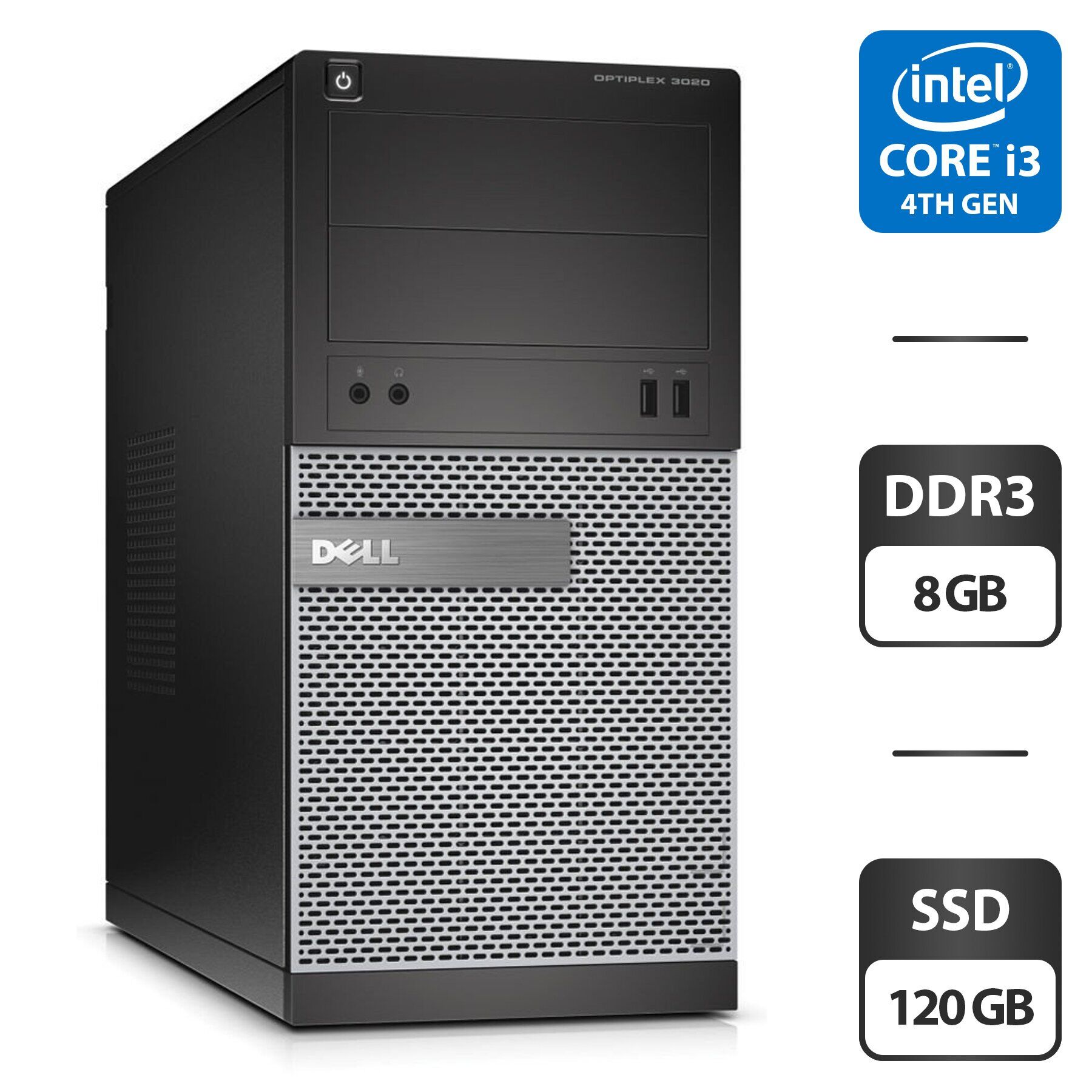 Купить компьютер Dell OptiPlex 3020 Tower / Intel Core i3-4130 (2 (4 ...