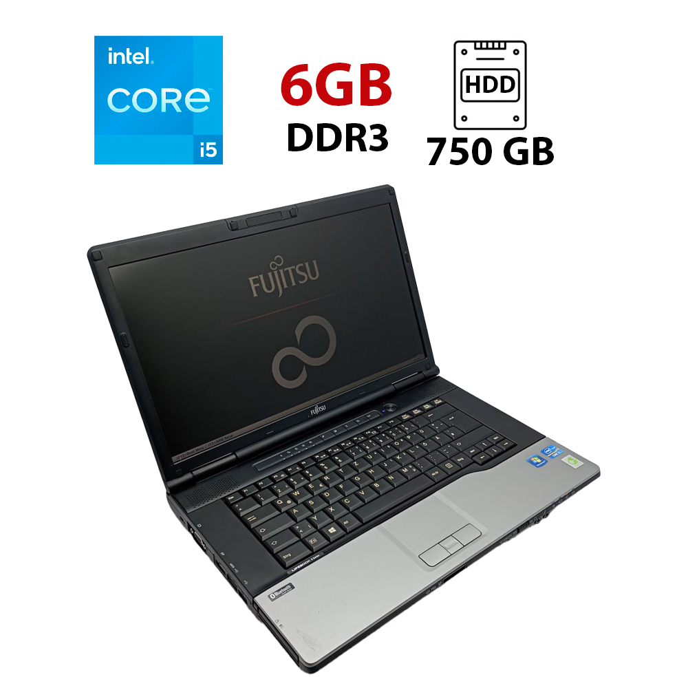 Купить ноутбук Fujitsu LifeBook E752 / 15.6" (1600x900) TN / Intel Core ...
