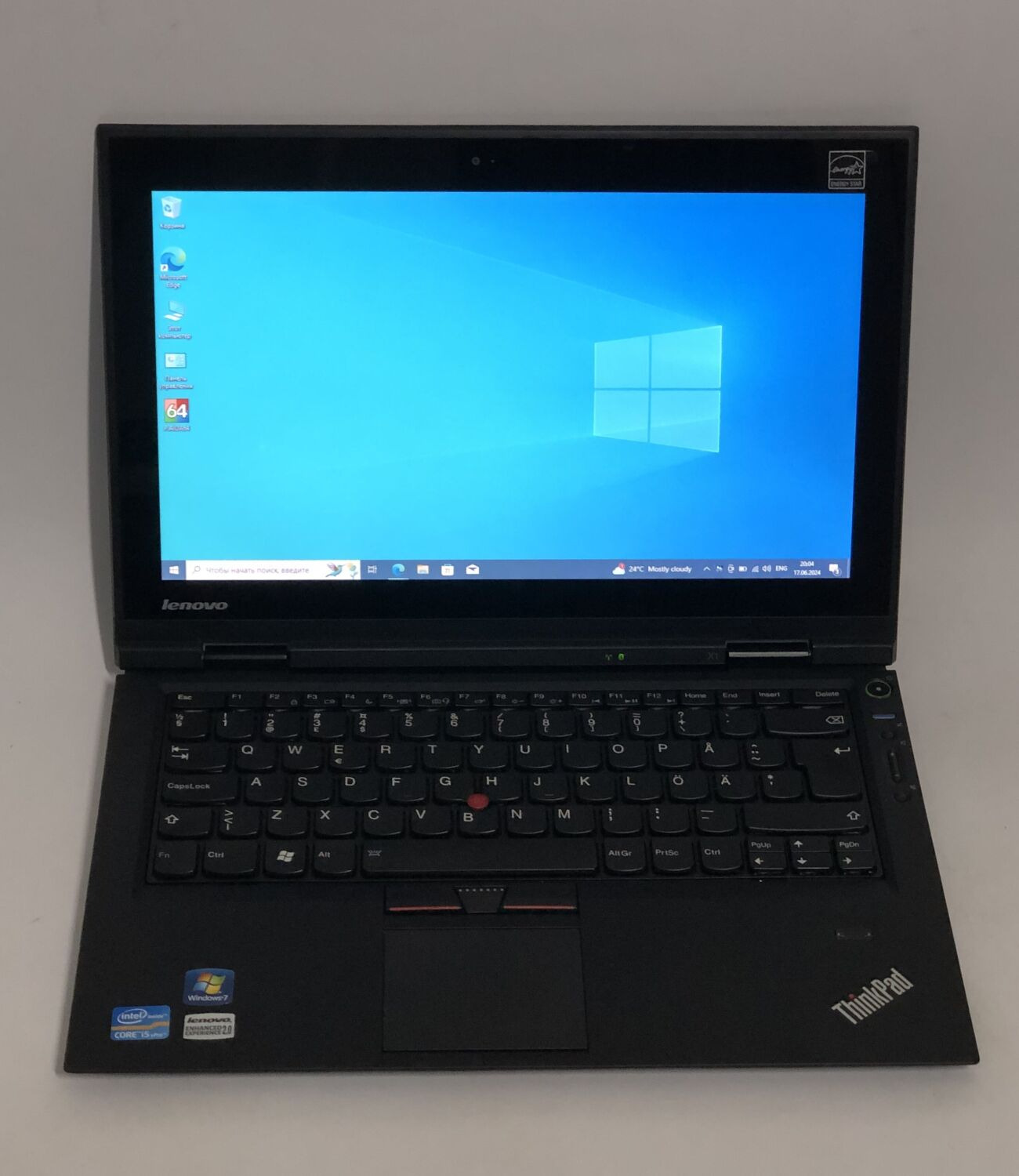 Купить ультрабук Lenovo ThinkPad X1 Type 1294 / 13.3" (1366x768) TN ...