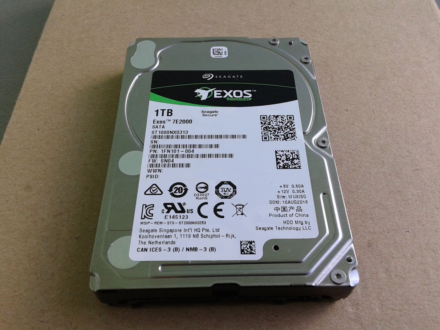 Жесткий диск Seagate Exos 7E2000 (ранее Enterprise Capacity) 1 TB 7200 ...