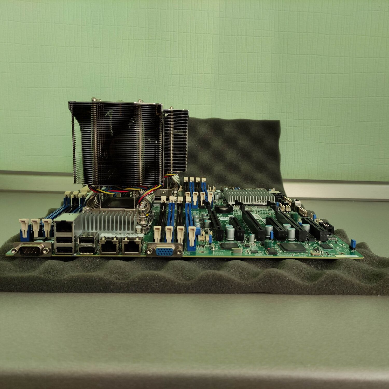 Купить комплект: Cерверна двопроцесорна материнська плата Supermicro ...