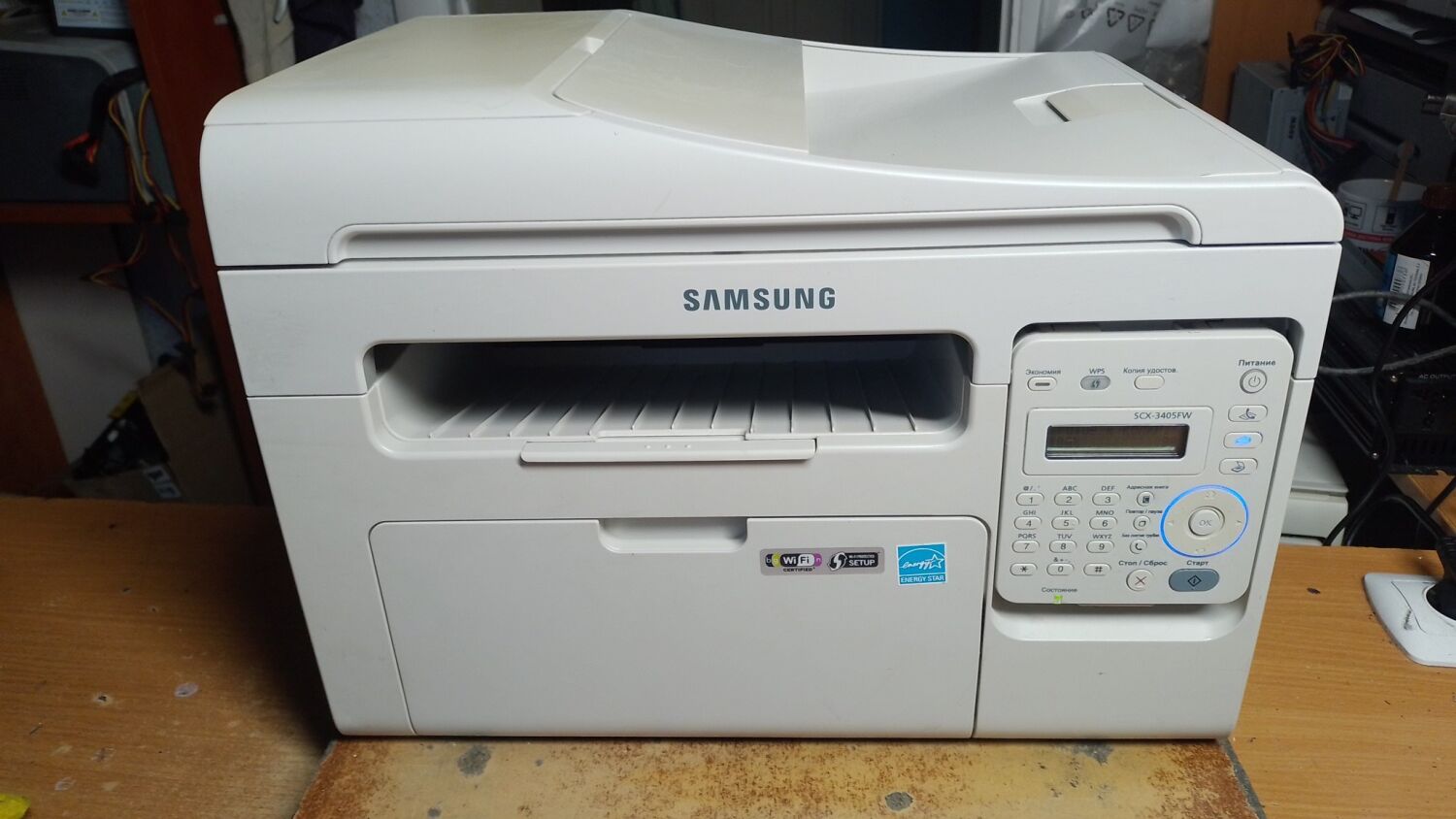 Купить МФУ Samsung SCX-3405FW / Лазерная монохромная печать / 1200x1200 ...