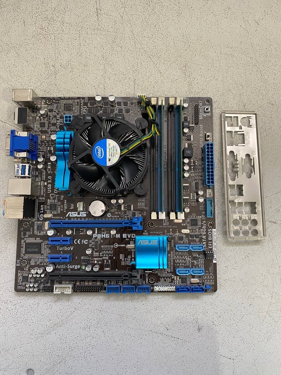 Купить комплект: материнскую плату Asus P8H61-M EVO / Intel Core i5-3470 (4 ядра по 3.2 - 3.6 ...