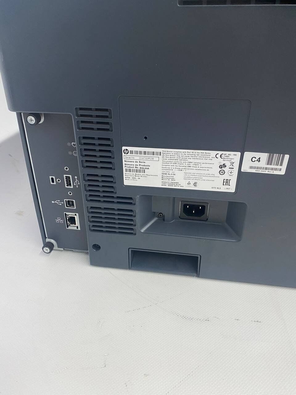 Купить принтер HP Color LaserJet Enterprise M750dn / Лазерная цветная ...