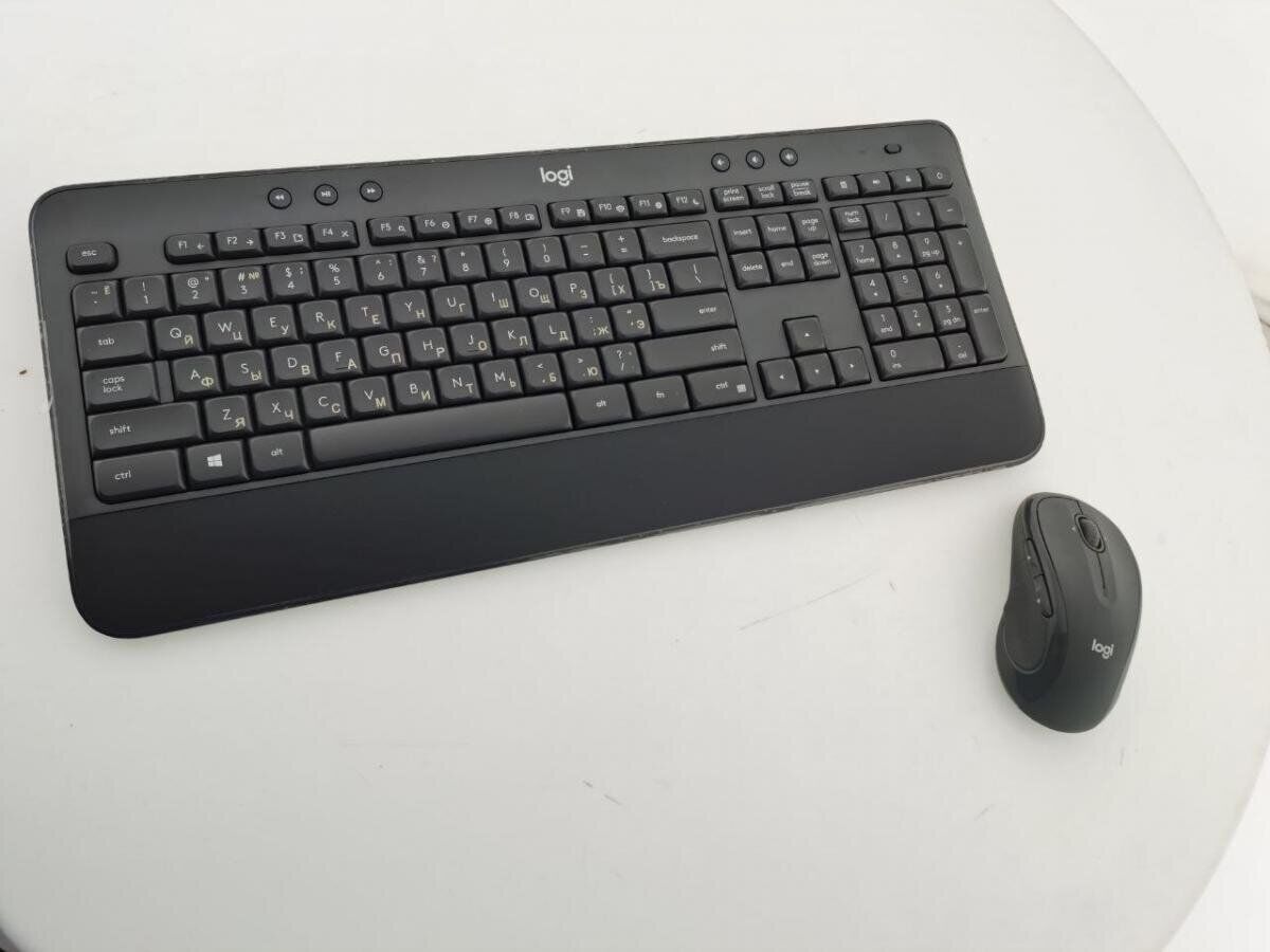 Купить комплект клавиатура+мышь Logitech MK545 Advanced / беспроводной / черный в Украине