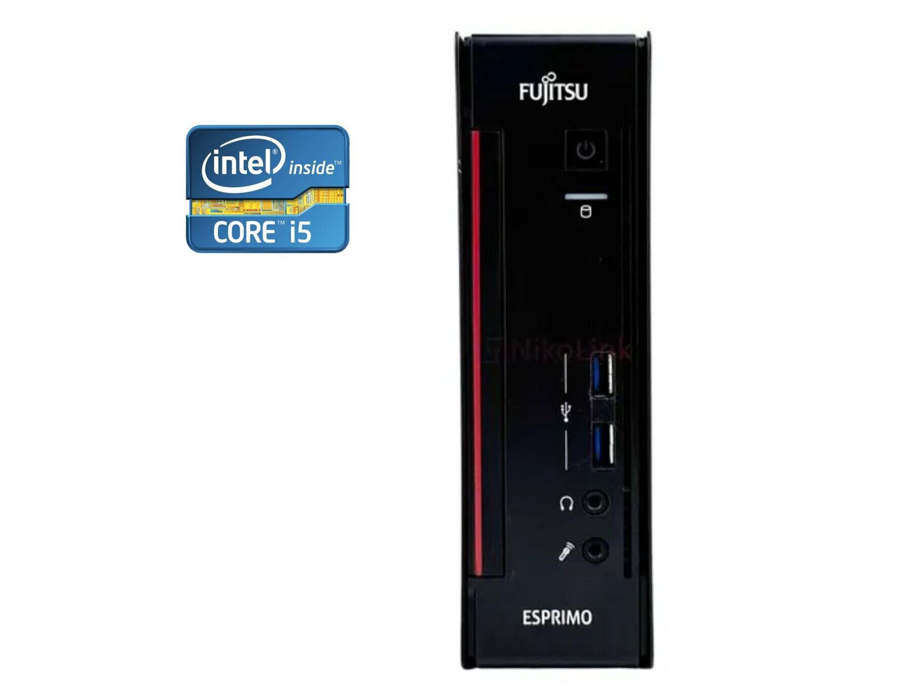 Купить неттоп Б-класс Fujitsu Esprimo Q556 USFF / Intel Core i5-7400T (4 ядра по 2.4 - 3.0 GHz ...