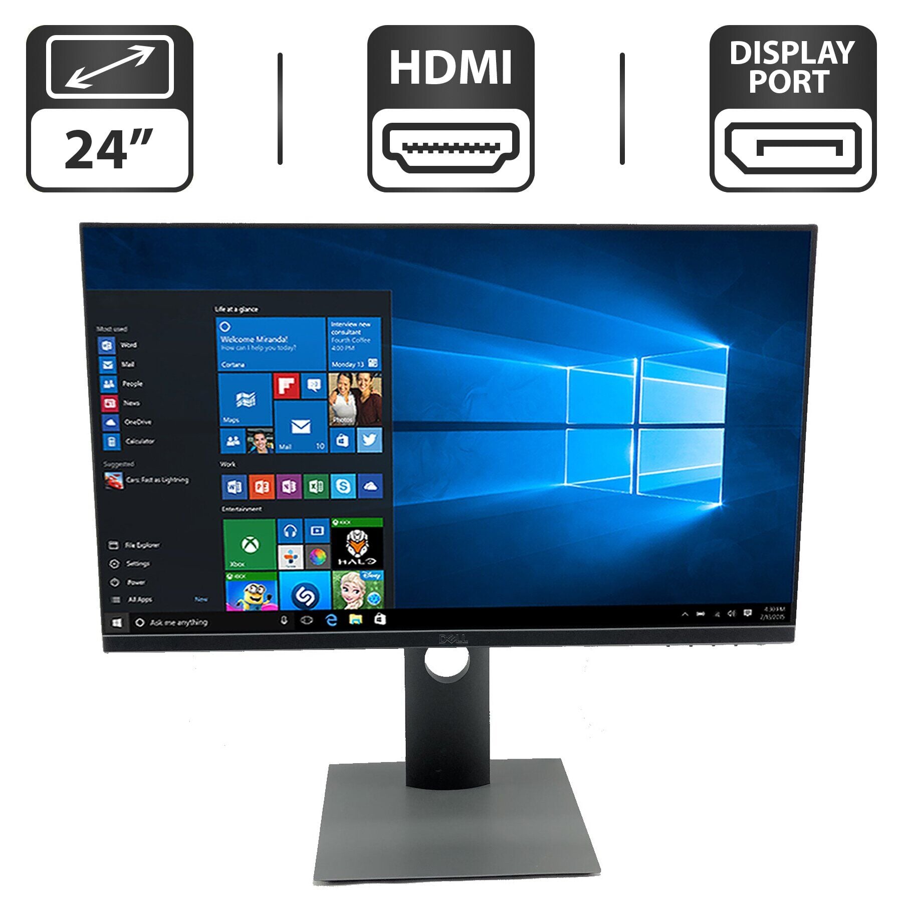 Купить монитор Dell P2419H Black / 24" (1920x1080) IPS / DisplayPort ...