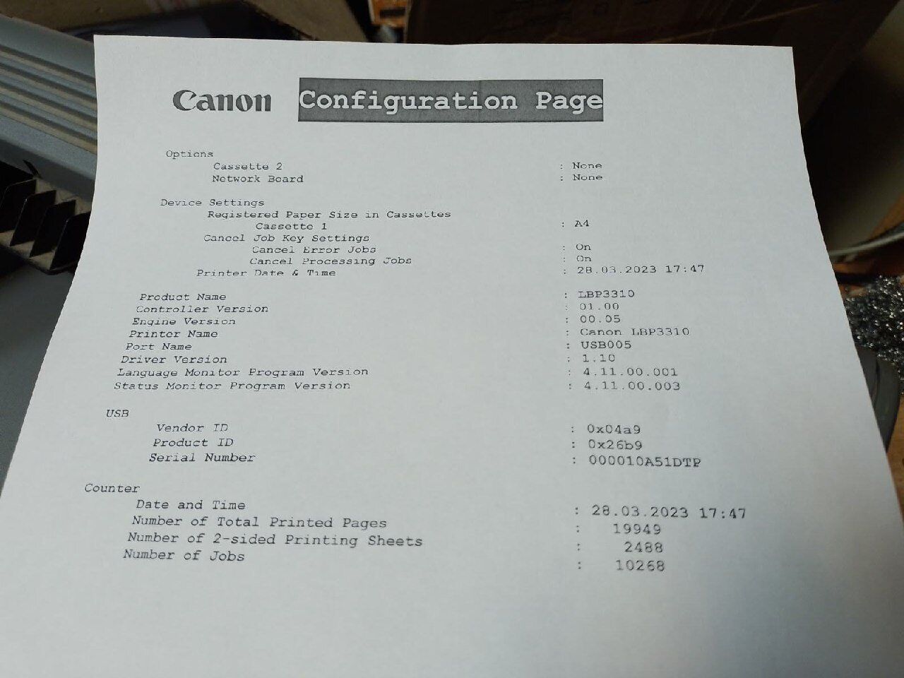 Купить принтер Canon i-SENSYS LBP3310 / Лазерная монохромная печать ...