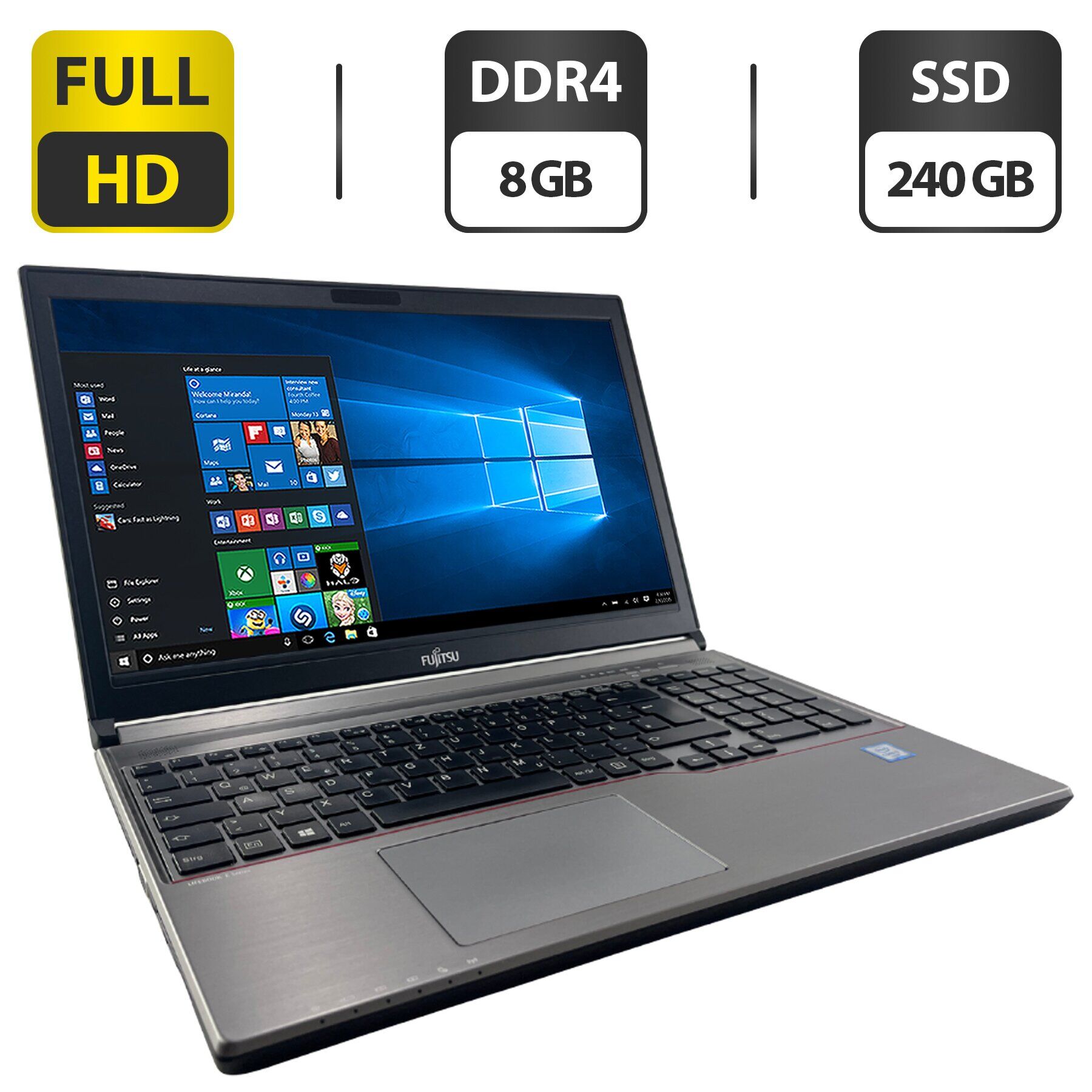 Купити ноутбук Fujitsu LifeBook E756 / 15.6'' (1920x1080) IPS / Intel ...