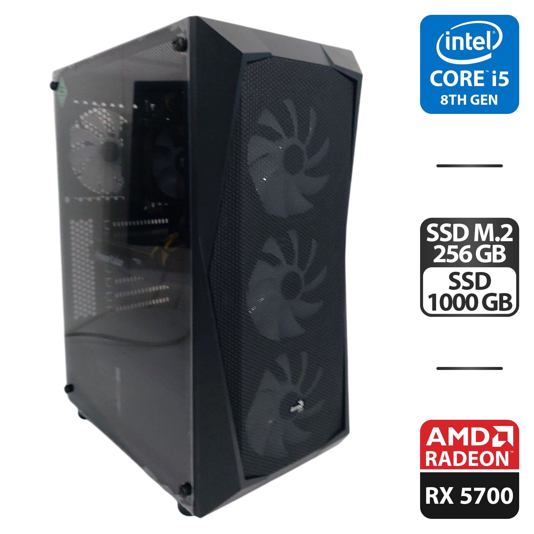 Купить игровой ПК AeroCool PGS FALCON-A-BK-V1 FRGB Tower / Intel Core ...