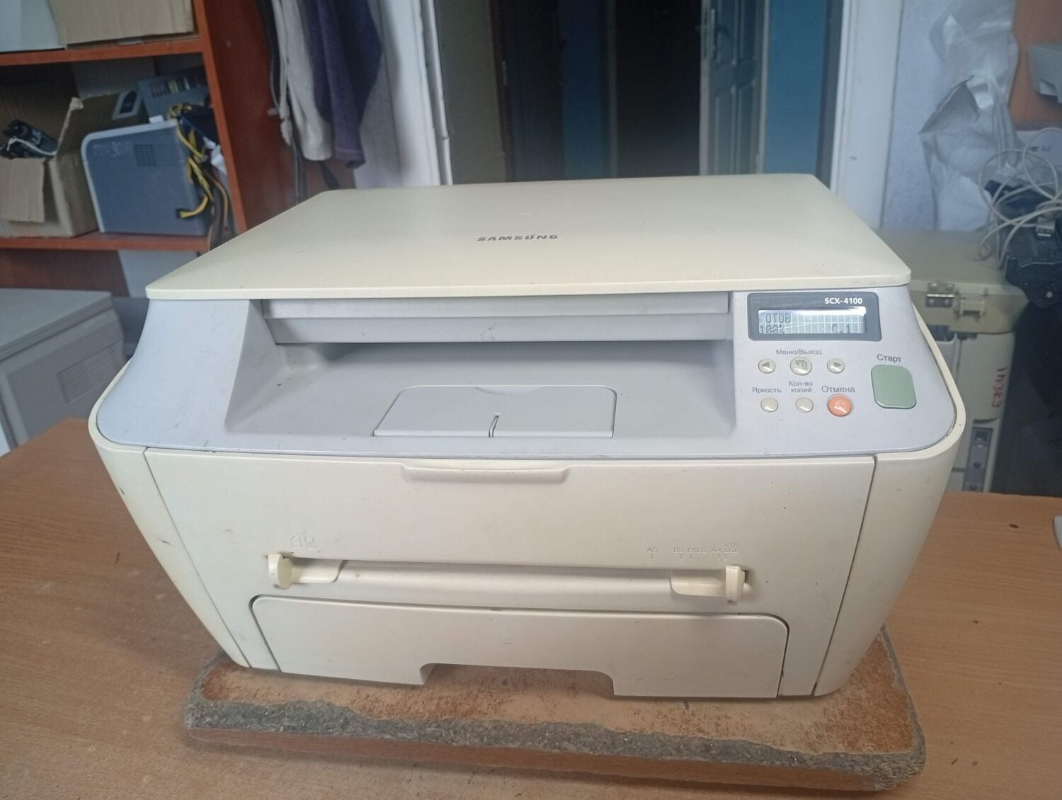 Купить МФУ Samsung SCX-4100 / Лазерная монохромная печать / 600x600 dpi ...