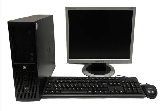 Купить комплект ПК: HP Compaq 4000 Pro SFF / Intel Core 2 Duo E6600 (2 ...